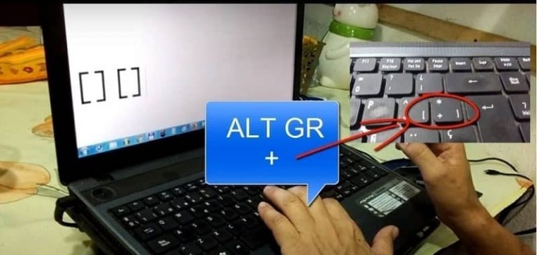 Cómo Hacer o Poner el Signo de Corchetes en el Teclado del PC (Ejemplo ...