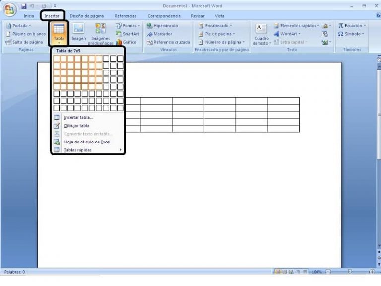 Insertar Tablas en Word paso a paso (Ejemplo) | Descubre Como Hacerlo