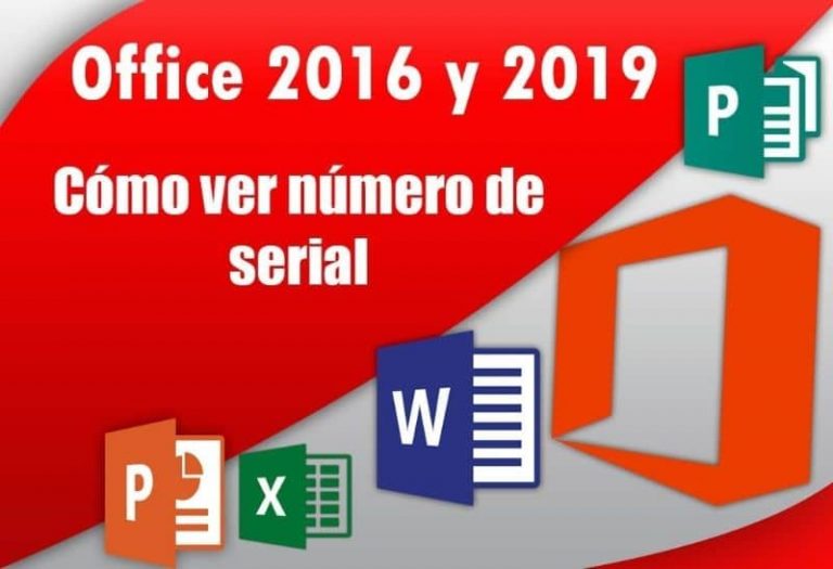 Cómo ver el Número de Serial o Clave de Producto de Office 2016 y 2019 ...